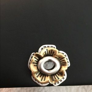 Coach | Bags | Coach Clutch With Floral Button Closure | Poshmark